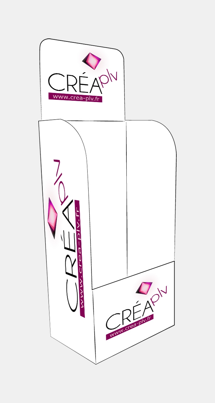 PLV Salon et Magasin : Box de sol 1, PLV Sol