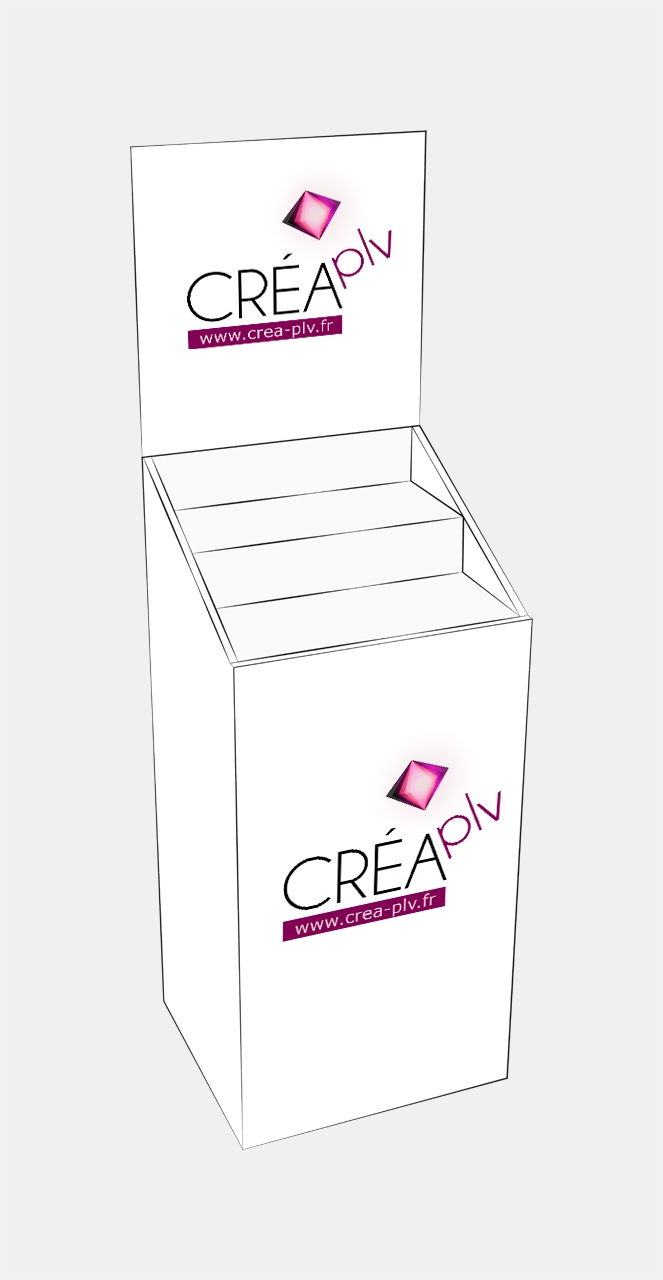 PLV : Box de sol avec escalier, PLV Sol